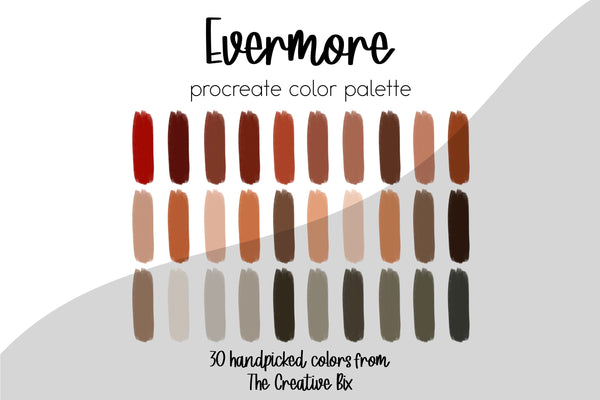 Evermore Procreate Palette – The Creative Bix