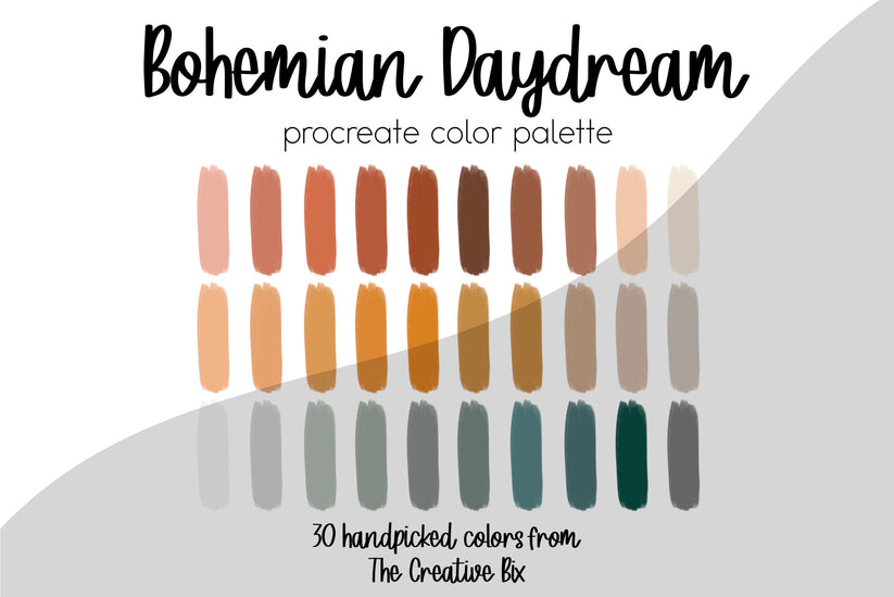 Bohemian Daydream Procreate Palette – The Creative Bix